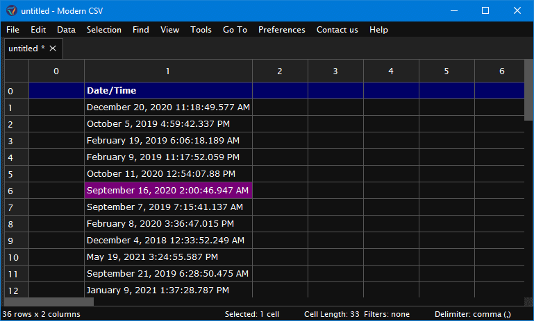 Commands Reference - Modern CSV Documentation Commands Reference - Modern CSV Documentation