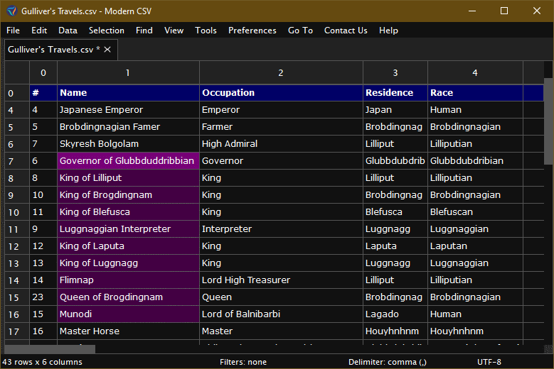 Commands Reference - Modern CSV Documentation Commands Reference - Modern CSV Documentation